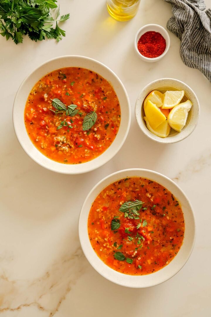 Turkish Bulgur Soup - Crave-Worthy